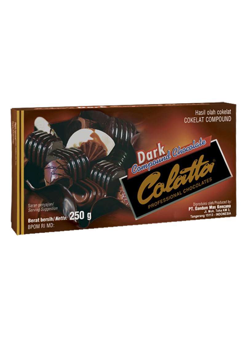 Jual Colatta Dark Compound Chocolate 250 Gram di Seller padimasprima ...