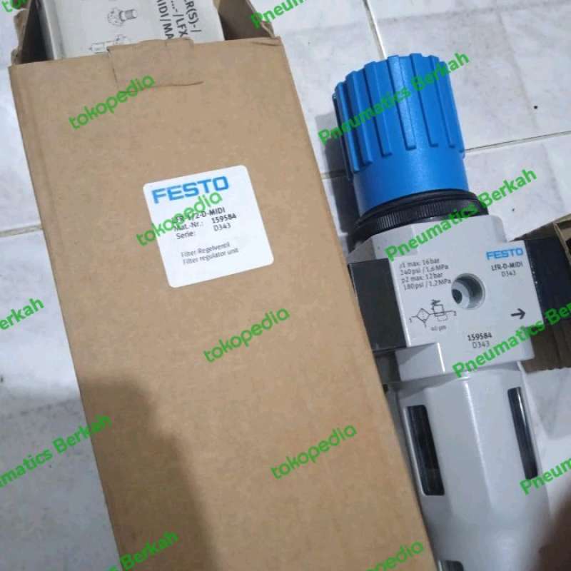 Promo Filter Regulator FESTO LFR-D-MIDI LFR-1/2-D-MIDI Diskon 23% di ...