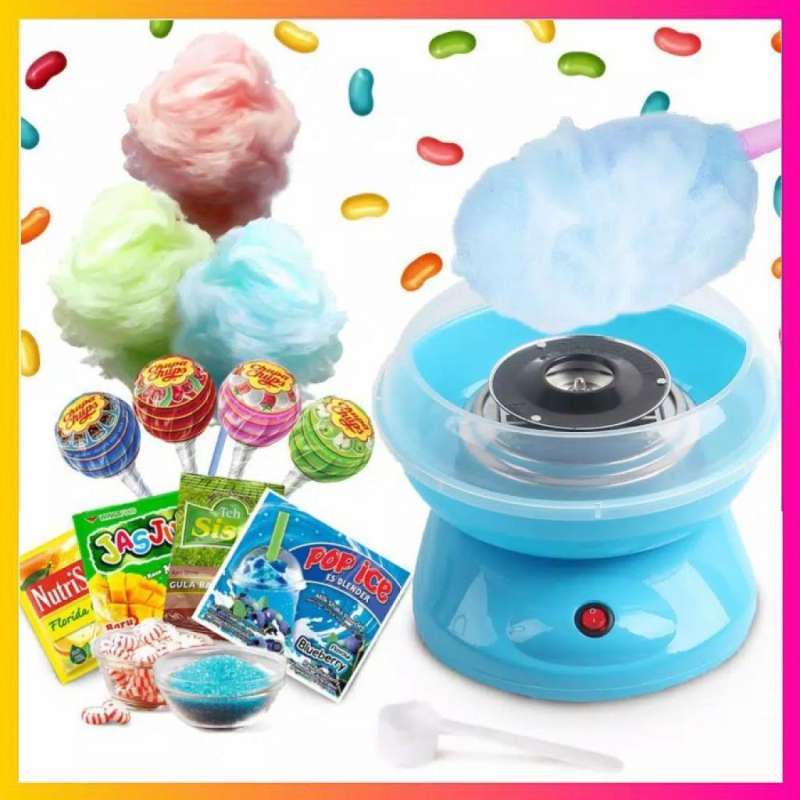 Jual Alat Pembuat Permen Kapas Mesin Gulali Cotton Candy Mini Portable ...