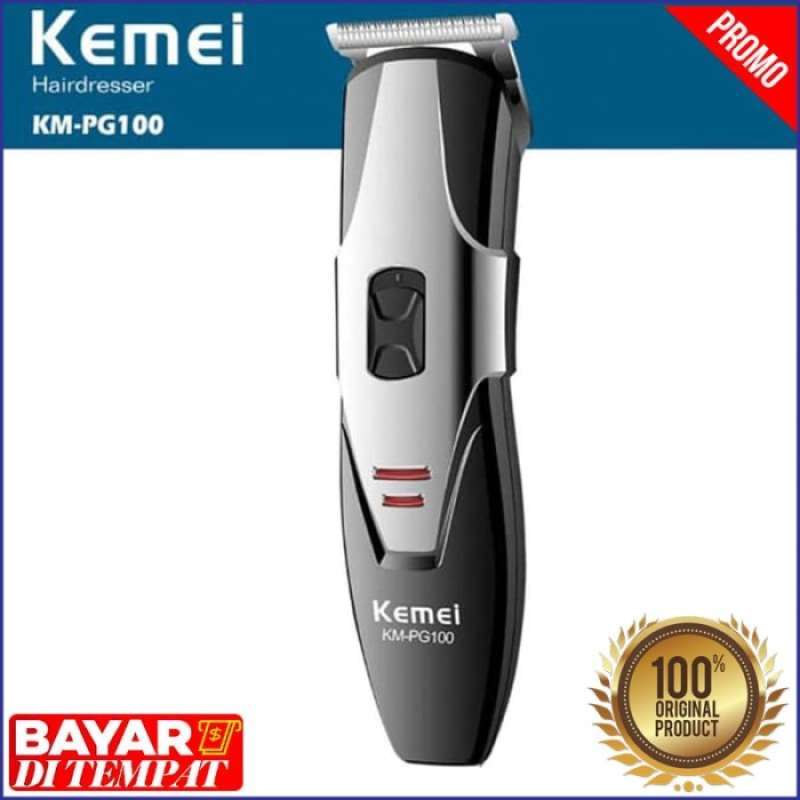 Promo MESIN CUKUR RAMBUT KEMEI PG-100 ALAT PENCUKUR RAMBUT CORDLESS ...