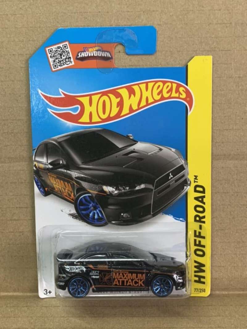 Jual Hotwheels 2008 Mitsubishi Lancer Evolution Hitam Maximum Attack di ...
