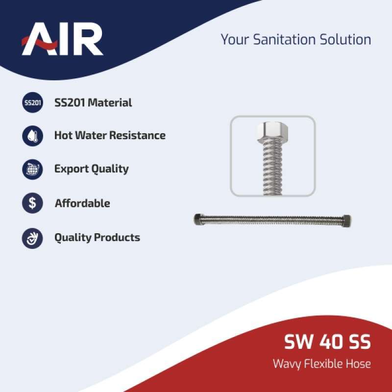 Promo AIR Selang Air Fleksibel Stainless Steel / Wavy Flexible Hose SW ...