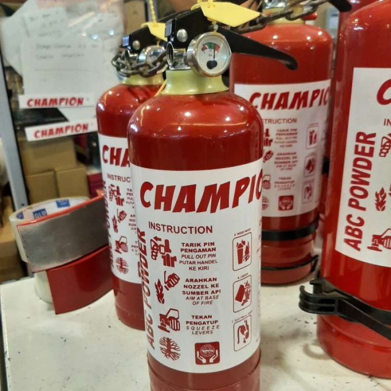 Jual Alat Pemadam Api Ringan /apar Mobil Safety Powder 1kg Champion Di ...