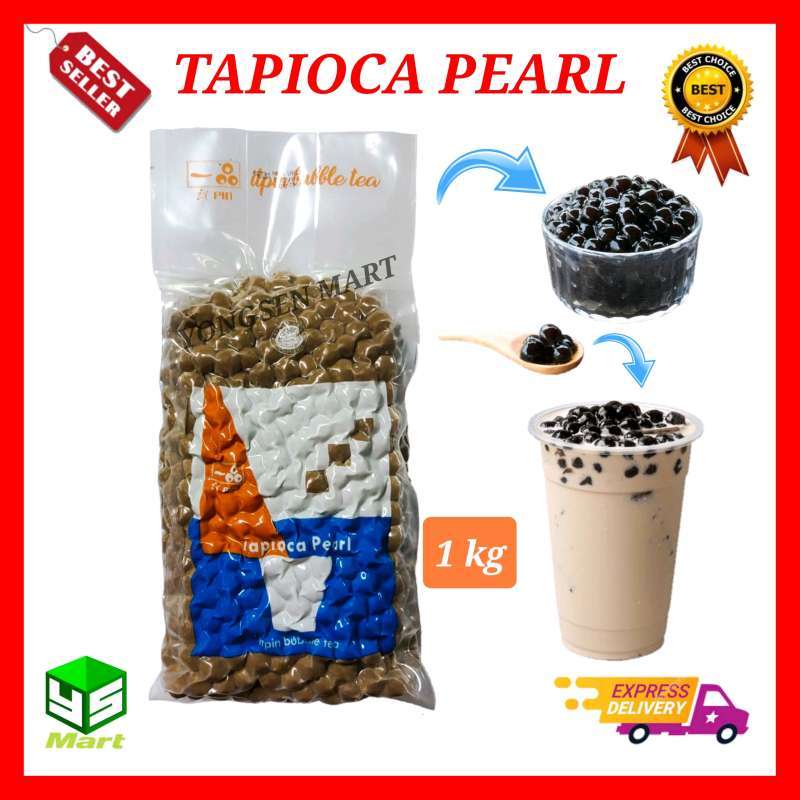Jual Tapioca Pearl Bubble 1 Kg Topping Boba Minuman Tapioka Bubble Drink Di Seller Plastik Store ...
