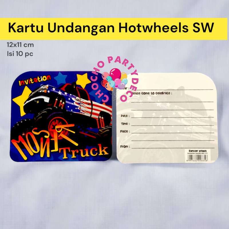 Jual Kartu Undangan Ulang Tahun HOTWHEELS SW Isi 10 pc / Kartu Undangan ... Jual Kartu Undangan Ulang Tahun HOTWHEELS SW Isi 10 pc / Kartu Undangan ...
