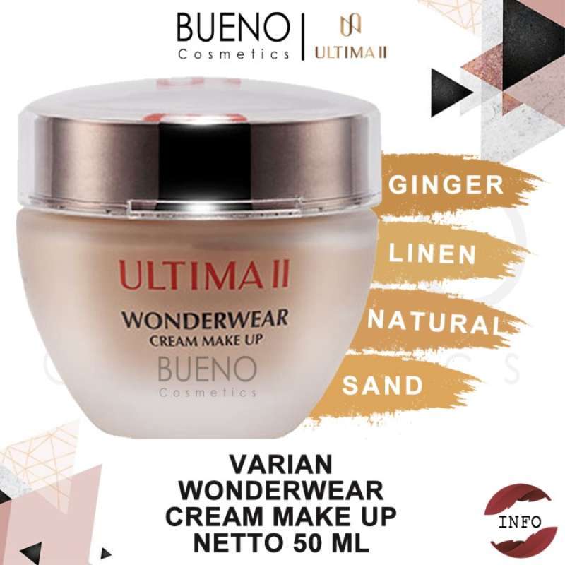Jual Ultima Ii Wonderwear Cream Make Up Foundation Alas Bedak Di Seller ...