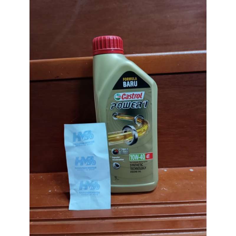 Jual Oli Mesin Castrol Power 1 10W-40 1Liter Original di Seller Harapan ...