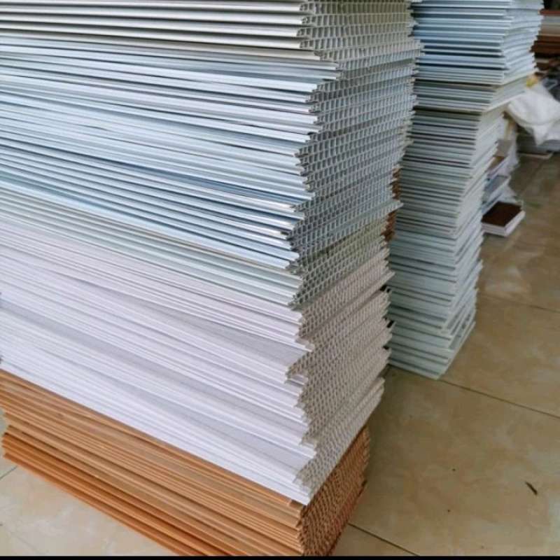 Jual PLAFON PVC potongan 40cm Lebar 20cm tebal 8mm di Seller Athaya rst ...
