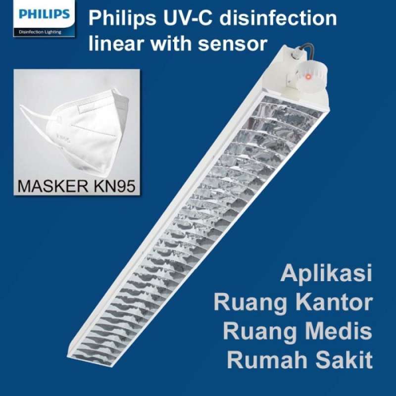Promo Philips UVC Disinfection Linear with sensor Sterilizer Ruangan ...