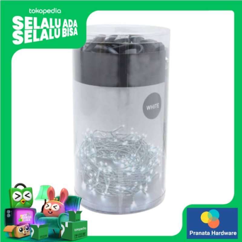 Promo krisbow lampu led string putih 10 m_led decoratif outdoor cool ...