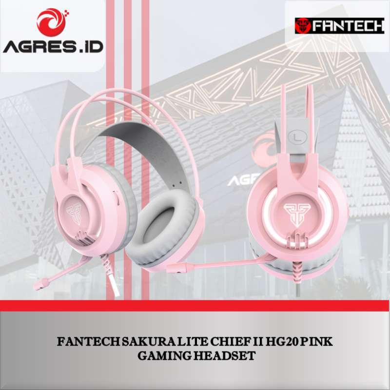 Promo FANTECH SAKURA LITE CHIEF II HG20 PINK - GAMING HEADSET Diskon 30 ...