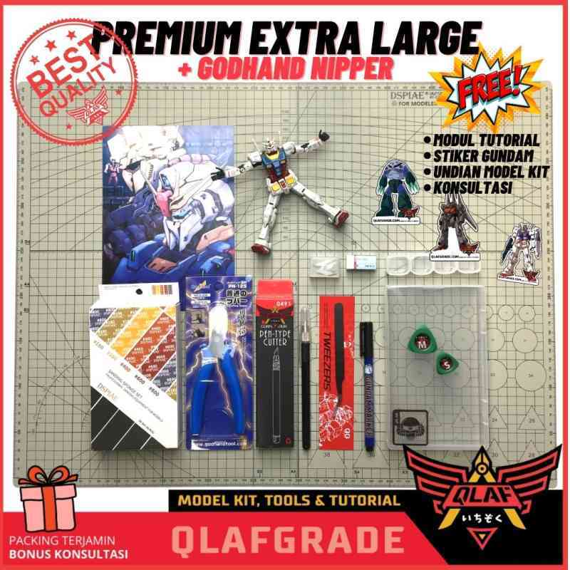 Promo Alat rakit PREMIUM SET A2 GODHAND nipper gundam tool box kit ...
