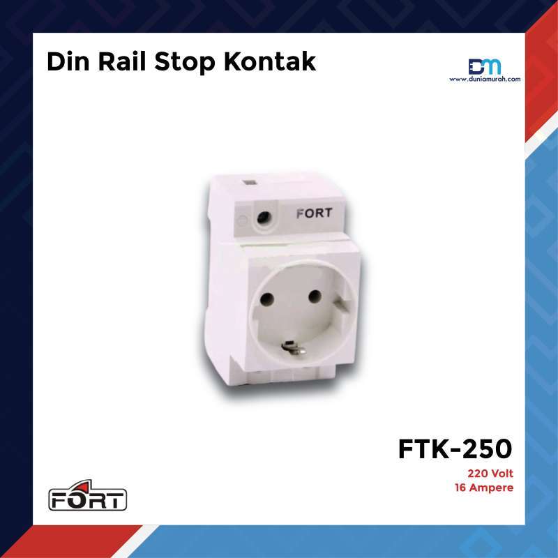 Jual Fort Din Rail Stop Kontak Ftk-250 Di Seller Dunia Murah Indonesia - Kelapa Gading Barat ...