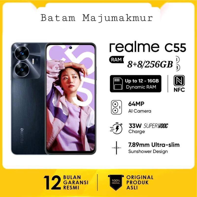 Jual Realme C55 Batam Spesifikasi Original, Murah & Diskon Harga Januari 2024 | Blibli