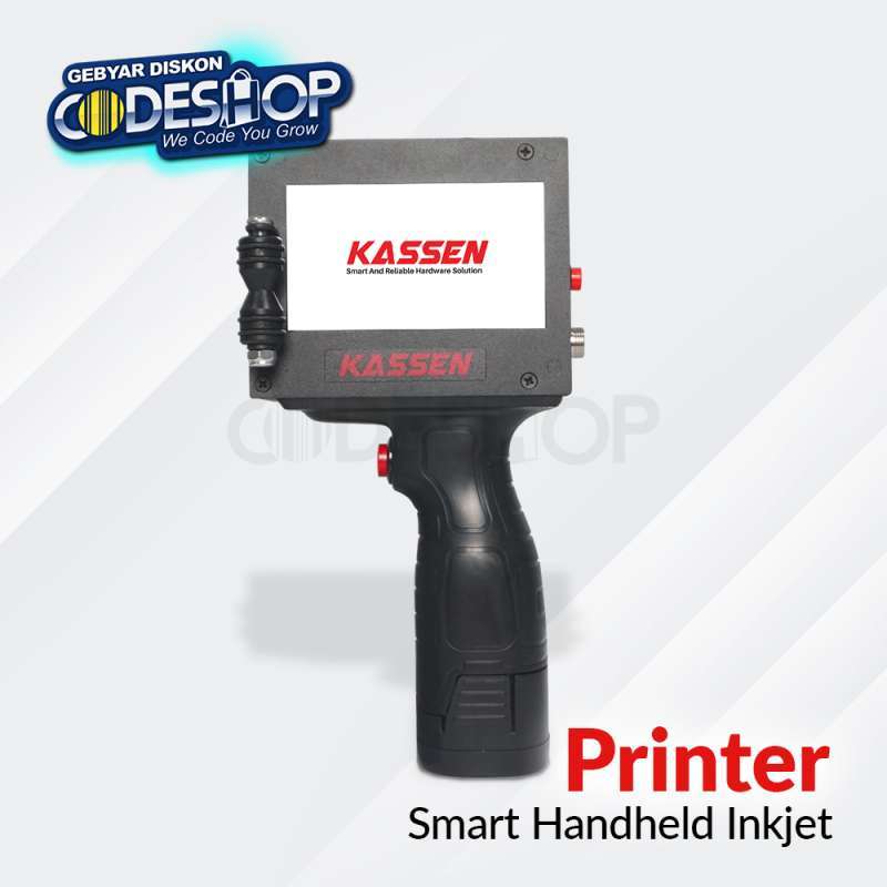 Jual Kassen Hd-3000 Printer Handheld Inkjet Touchscreen 600 Dpi Usb Di ...