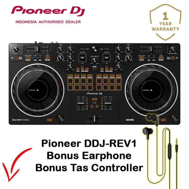Promo PIONEER DDJ-REV1 DJ CONTROLLER FOR SERATO DJ LITE DDJ REV 1 ...