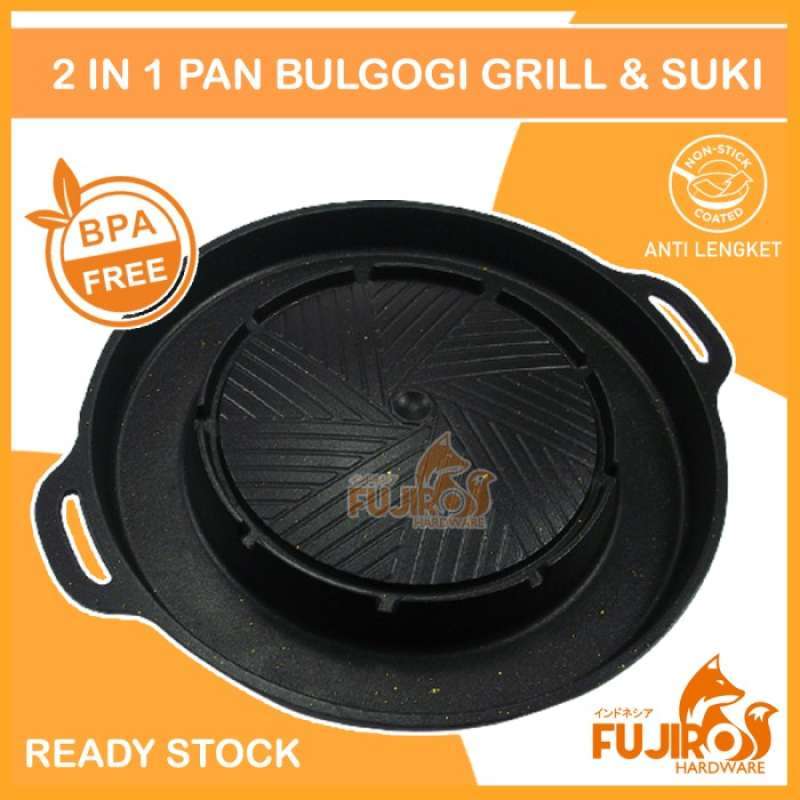Jual Bulgogi 2 In 1 Mookata Grill Pan Steam Boat Shabu Shabu Hot Pot ...