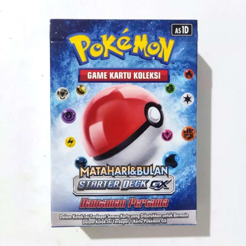 Jual Kartu Pokemon Hantaman Pertama Starter Deck GX AS1D Matahari & Bulan di Seller Pokemon ...