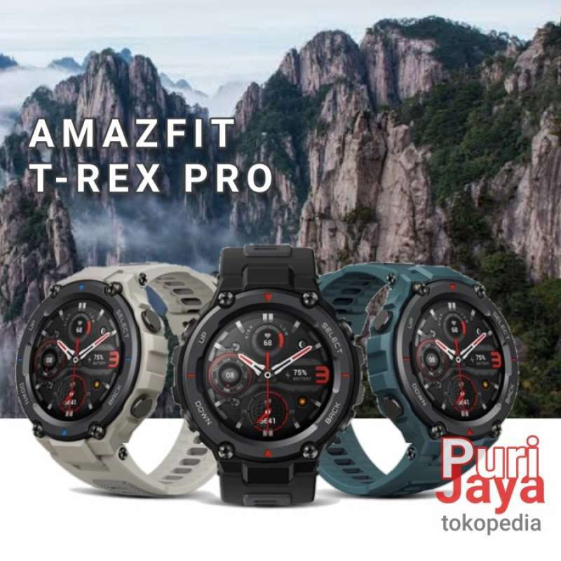 Promo AMAZFIT T-REX PRO GPS NFC trex T Rex Jam Tangan Outdoor ...