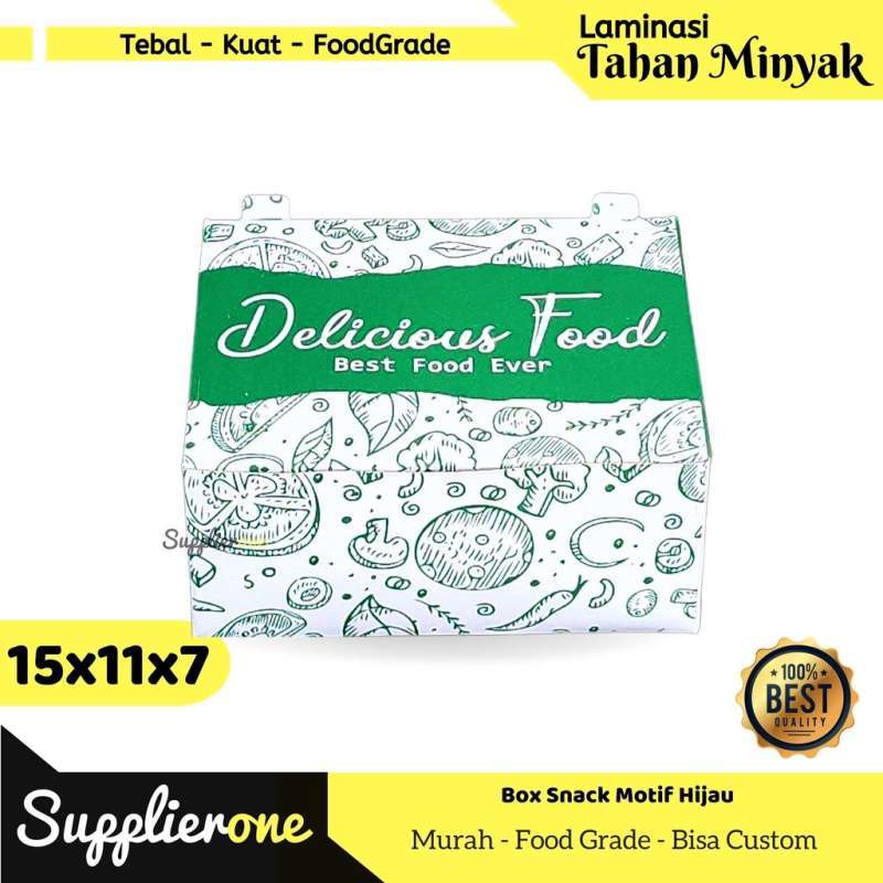 Promo Dus Snack Motif 15x11x7 / Dus Kue / Box Fried Chiken / Dus Fried ...