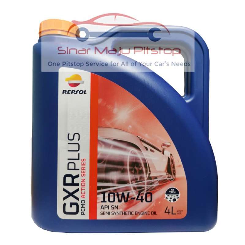 Jual Repsol GXR PLUS 10W-40 API SN Semi Synthetic Oli Mesin Mobil 4 ...