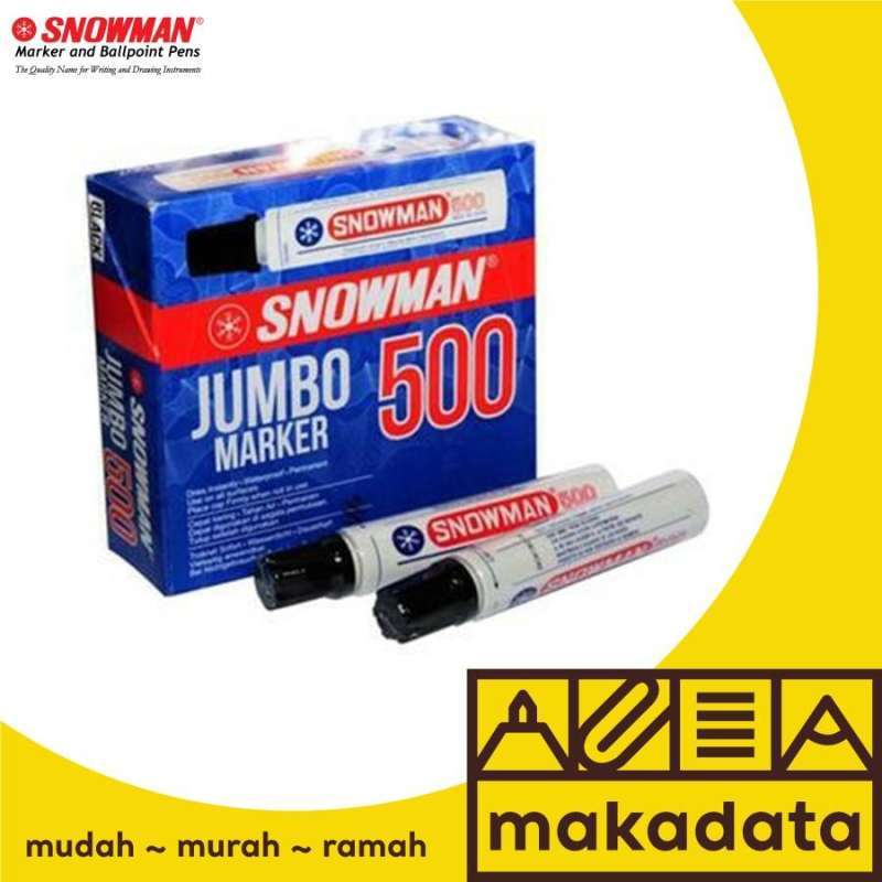 Jual Spidol Snowman Jumbo 500 Original Harga Termurah April 2024 | Blibli