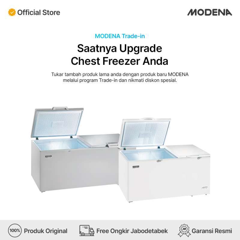 Promo MODENA Trade-in - MODENA Freezer - MD 0206 W [Khusus Jawa dan ...