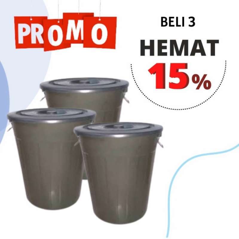 Promo Ember Plastik 80 Liter Ember Plastik Besar Ember Tutup Ember ...