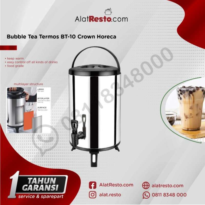 Promo THERMOS BUCKET 10 L / BUBBLE TEA TERMOS BT-10 - GTOS Diskon 50% ...