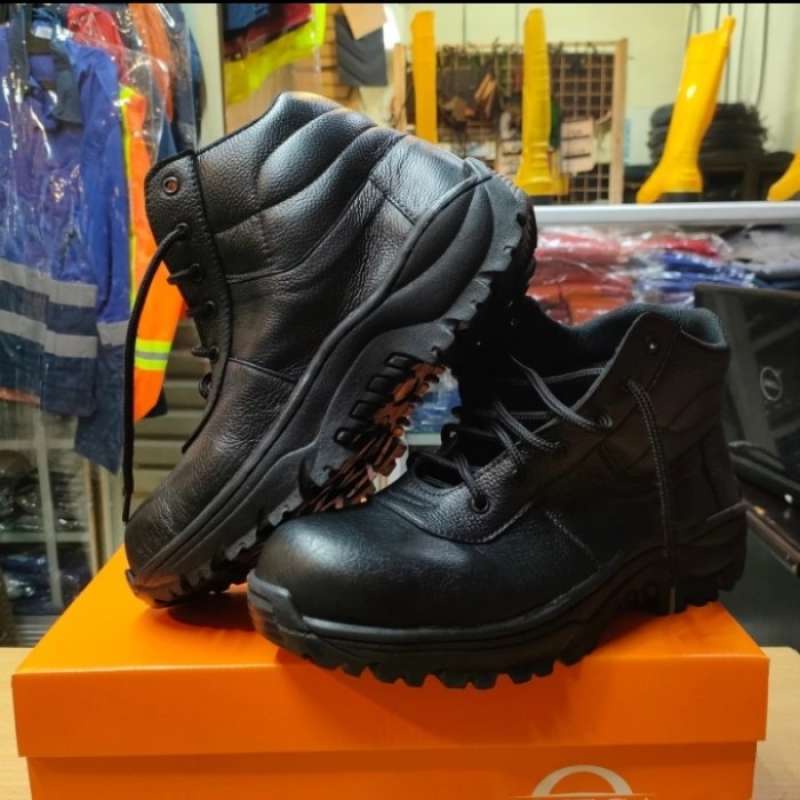 Promo sepatu safety omega type 202/SAFETY SHOES OMEGA SEMI BOOT TALI ...