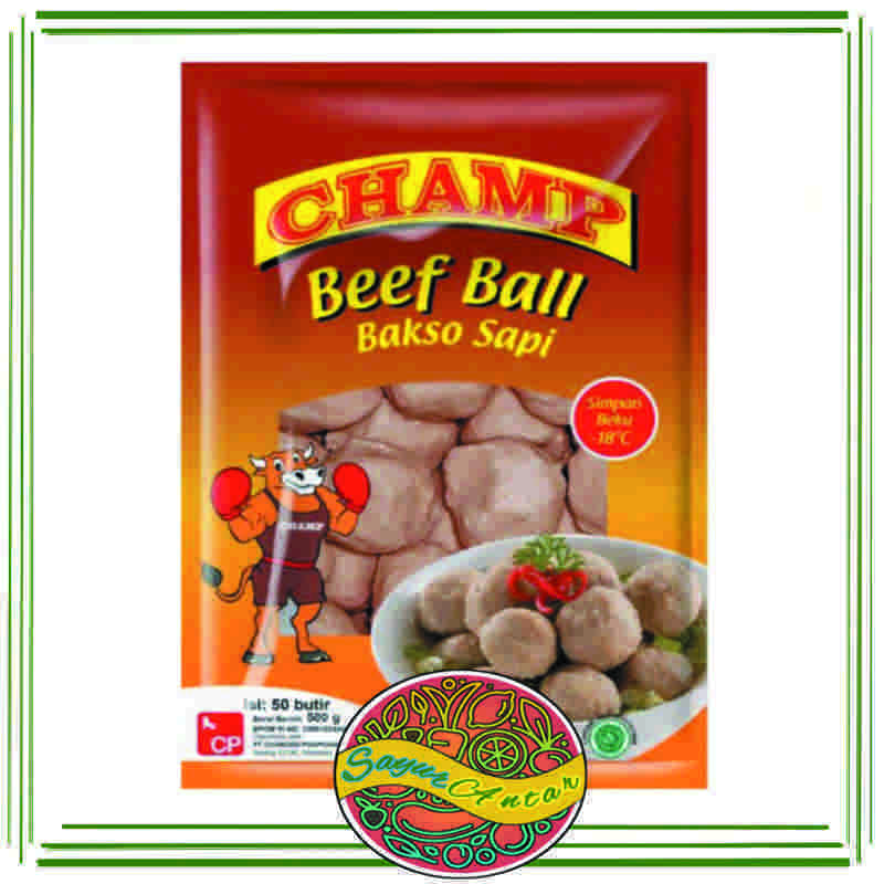 Jual Champ Beef Ball [ 500 Grm ] di Seller sayurantar - Kembangan Utara ...