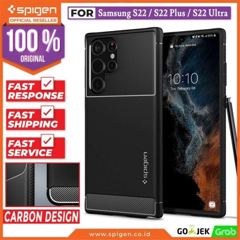 Promo Case Galaxy S22 Ultra Plus Rugged Armor Carbon Casing Diskon 23% di Seller Alazka Store ...