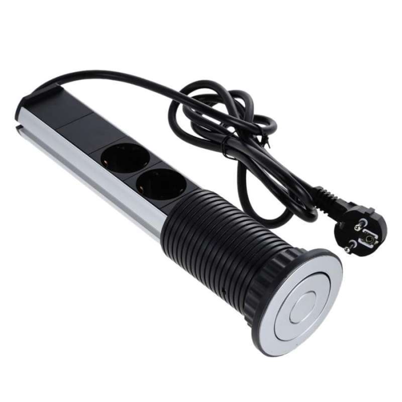Jual STOP KONTAK MEJA TIGA POWER SOCKET ARDE 2 DUA KAKI USB CHARGER 2 ...