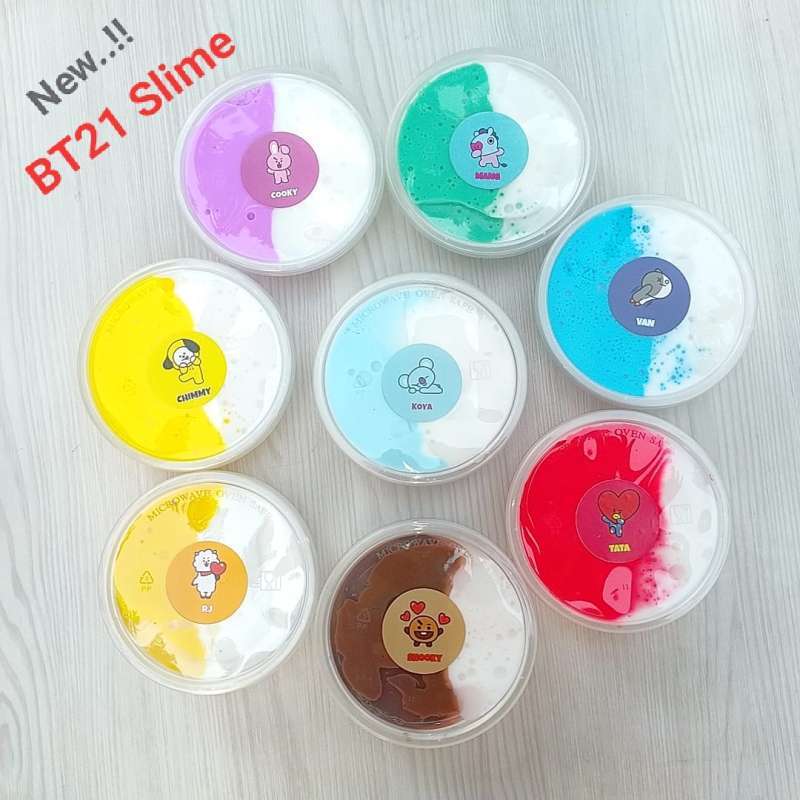 Promo Alya Slime BTS/ Slime BT 21/8 Varian WANGI /Slime Jiggly/Slime ...