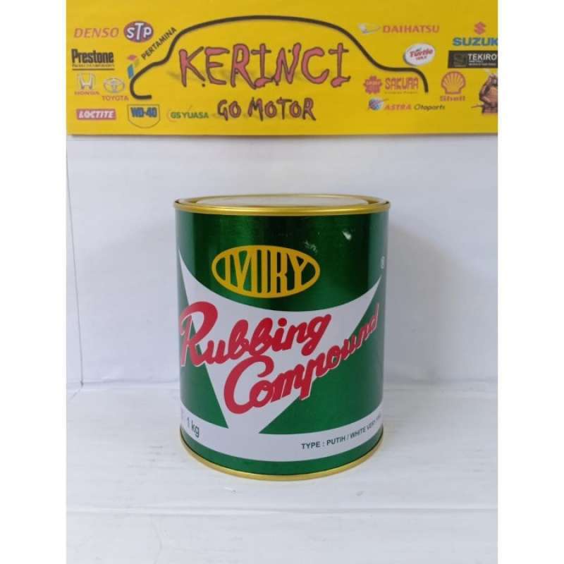 Jual LIMITED IVORY RUBBING COMPOUND PUTIH 1KG - KOMPON PUTIH IVORY di ...