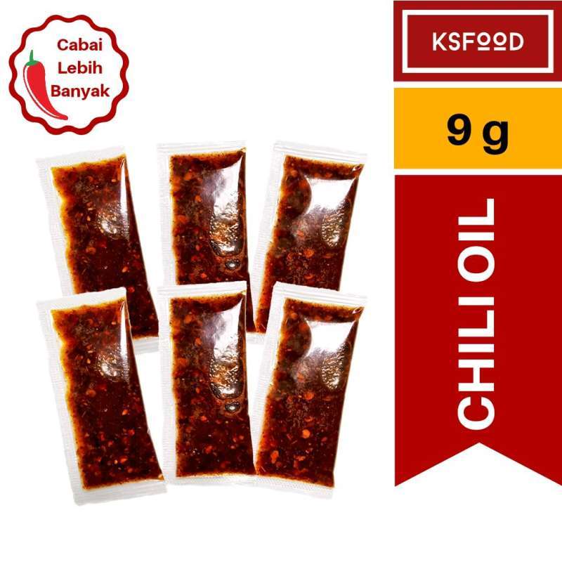 Jual Chili oil / Minyak Cabai 9 gram (Isi 20 Sachet ) di Seller KSFOOD ...