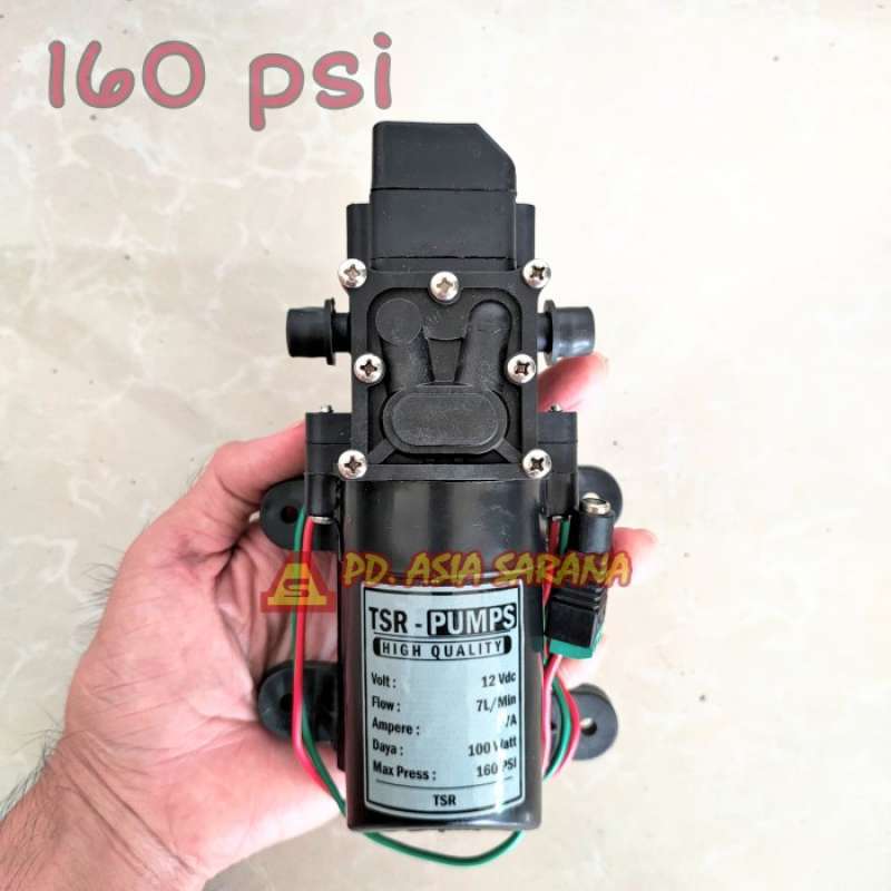Jual BEST PROMO DINAMO POMPA 160 PSI DC 12 VOLT UNTUK STEAM CUCI MOTOR ...