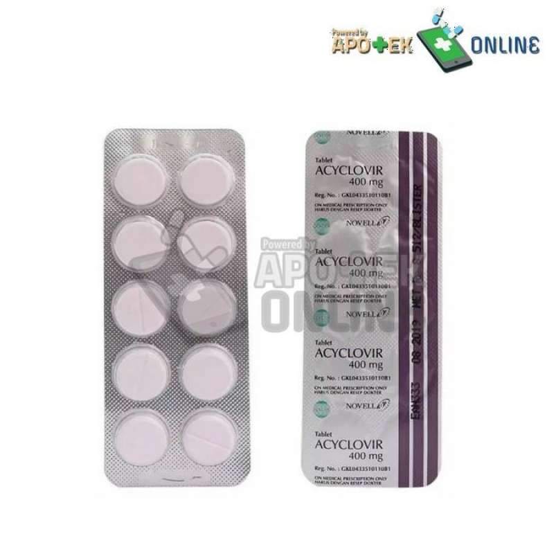 Jual Acyclovir 400 Mg 1 Blister Isi 10 Tablet Di Seller Apotek ...