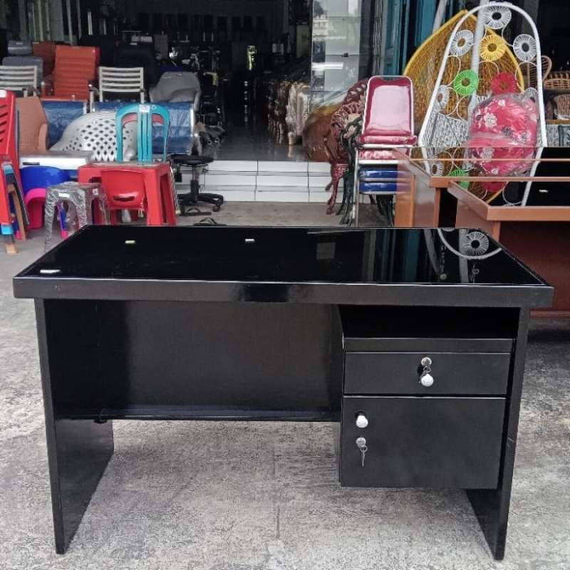 Jual Meja Tulis/Meja Kantor Kayu Bloktik 120cm di Seller Aizen Store ...