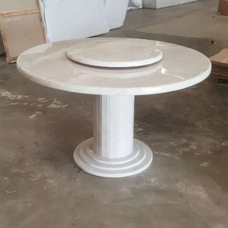 Jual MEJA MAKAN BULAT 130 +PUTARAN di Seller Aizen Store - Petamburan ...