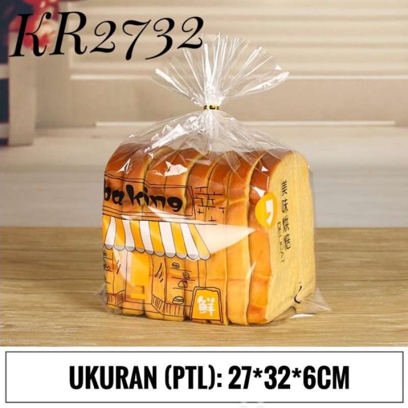 Jual Plastik Roti Tawar Kr2732/ Kemasan Roti/ Packaging Roti/ Bread Bag ...