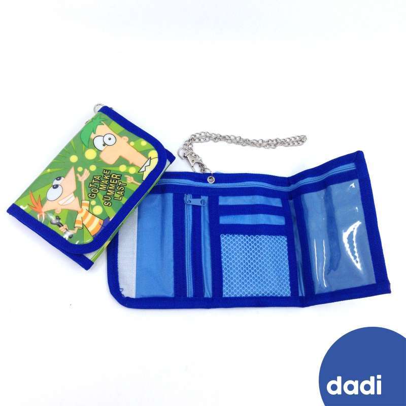 Jual PHINEAS AND FERB Fold Wallet for Kids - Dadi / Dompet Lipat Anak ...