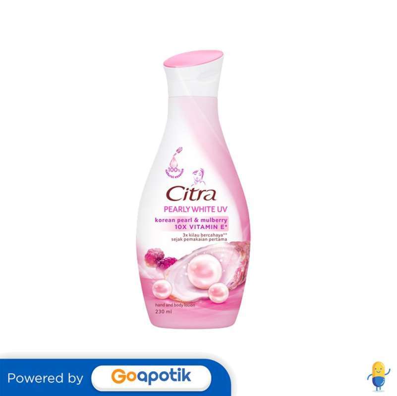 Jual Citra Pearly White Uv Hand & Body Lotion 230 Ml Botol Di Seller ...