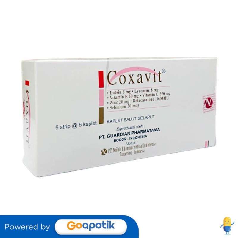 Jual COXAVIT BOX 30 KAPLET di Seller Apotek Insani - Pal Meriam, Kota ...