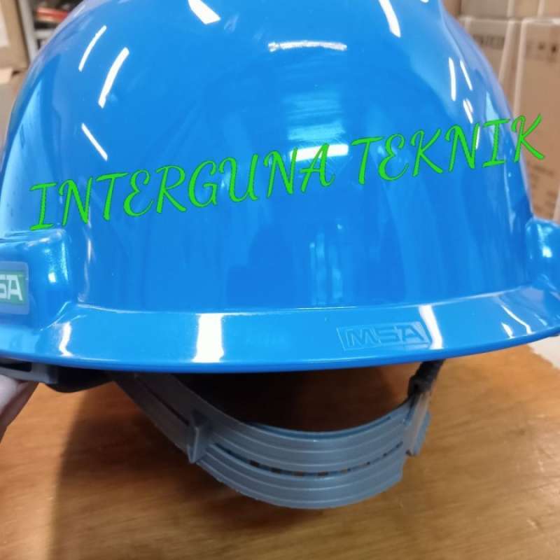 Promo HELM MSA V-GARD BIRU ORIGINAL USA / HELM PROYEK SAFETY MSA Diskon ...