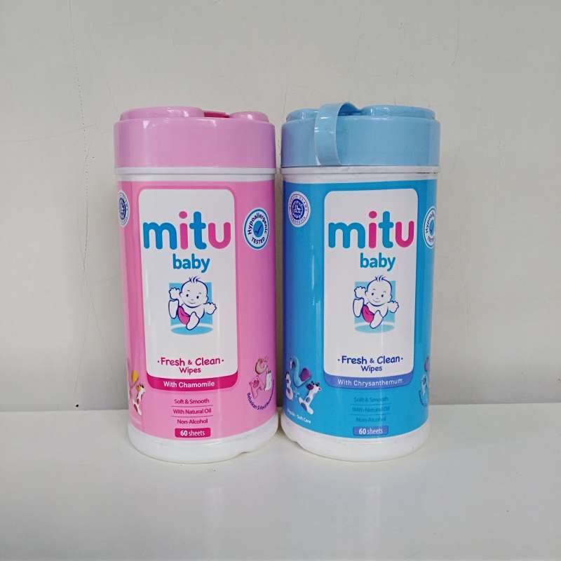 Jual Mitu Tissue Basah / Baby Wipes Botol 60s di Seller Toko AMPM ...