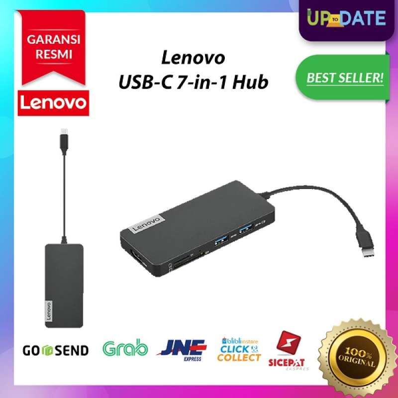 Jual Lenovo USB-C 7-in-1 Hub di Seller Up To Date Computer Official ...