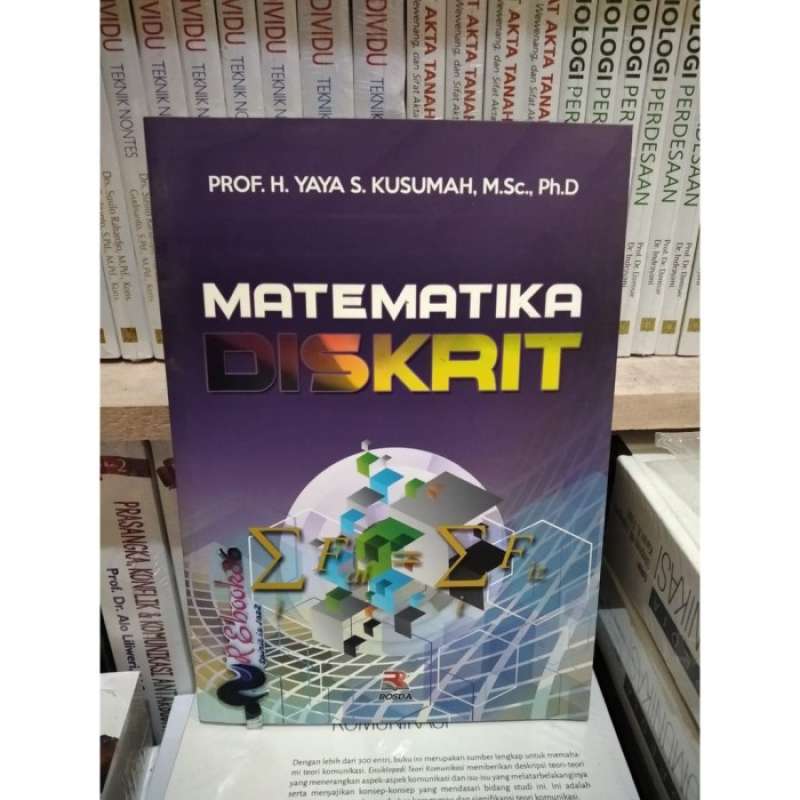 Promo Buku ORIGINAL Matematika Diskrit Diskon 23% di Seller AJ_store ...