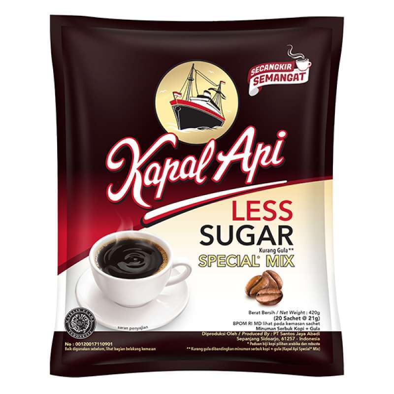 Jual Kapal Api Special Mix Less Sugar 20Sx19G di Seller Babang ...