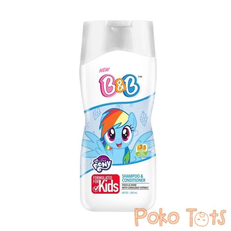 Jual B&B Kids Shampoo and Conditioner My Little Pony Rainbow Dash 200ml ...